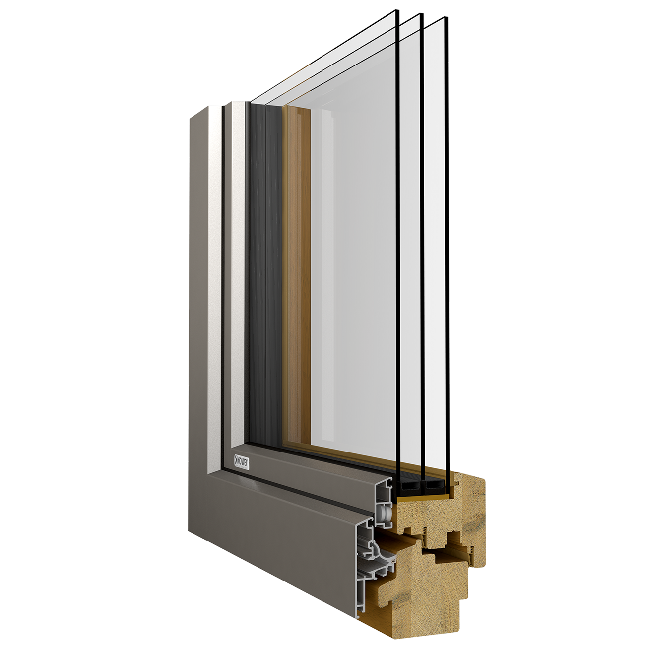 Produkt - Holz und Aluminium Fenster HAF Line Stratos - KOWA